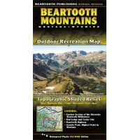 Media Beartooth Mountains Trail Map | 5 Star Rating Free Shipping over $49!