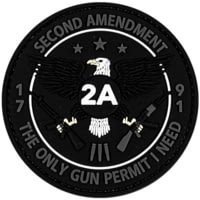 Merica Life Second Amendment Gun Permit Patch | Free Shipping over $49!