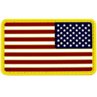 Merica Life US Flag Reverse PVC Patch | Free Shipping over $49!