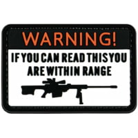 Merica Life Warning. If You Can Read This You are Within Range PVC ...