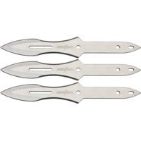 Master Cutlery Perfect Point Fixed Blade Throwing Knife Set, Matte ...