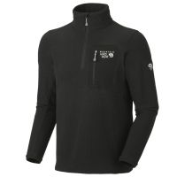 Mountain Hardwear Micro Grid Zip T - Black-Small | Free Shipping over $49!