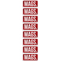 MTM Ammo Caliber Labels Mags 8-pack | 43% Off Free Shipping over $49!