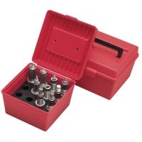 MTM Multiple Die Set Storage Box Red DB-4-30 | Free Shipping over $49!