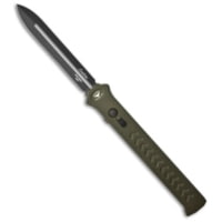 Paragon Estiletto OD Green OTF Automatic Knife 5.25 Black Plain 09F8DC75