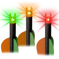 Parker Bows Red Hot Lighted Nock Xbow Capture HD Orange .300id, Pack of 3