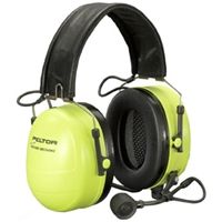 Peltor Ground Mechanic Head: Ground Mechanic Headset, Hi-Viz Cups, NRR ...