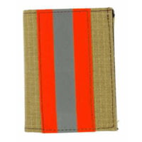 Perfect Fit Trifold Gold Matrix Firefighter Wallet w/ Single ID & CC ...