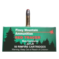 Supernova Red Tracer Non Corrosive 22 LR 40 Grain Lead Round Nose Brass ...