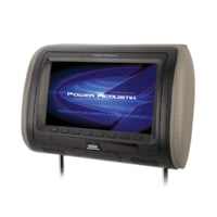 Power Acoustik Universal Headrest Monitor with IR Transmitter & 3 ...