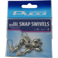 Pucci Ball Bearing Swivel w/Interlock Snaps | Free Shipping over $49!