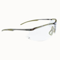 Radians CSB1011CS Bravo Glasses Polycarbonate Clear Lens Black Frame ...