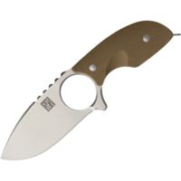 Real Steel Mini 127 Neck Knife Coyote Fixed Blade Knife | Free Shipping ...
