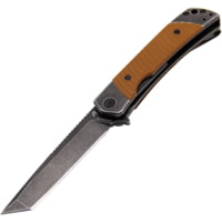 Revo Duo Linerlock Tanto Brown 2.88 in Stainless Steel Folding Knife ...