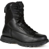 Rocky Boots Portland 8'' Black Side Zip Waterproof Public Service Boot