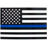 Rothco Transparent Thin Blue Line Flag Decal | 5 Star Rating Free ...