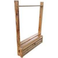 Rush Creek Creations Compound 2 Bow 12 Arrow Wall Rack w/Compartment ...