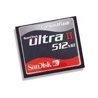 SanDisk 512MB Ultra II CF CompactFlash Memory Card - SDCFH512901 | Free ...