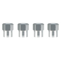 Slime Hex-Head Chrome Valve Caps | Free Shipping over $49!