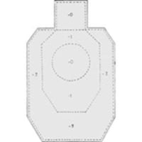 Speedwell Targets Official IDPA Targets Paper Target | w/ Free S&H