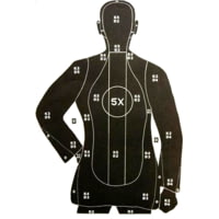Speedwell Targets Police Qualification Silhouette B21 - 5 X Ring | Free ...