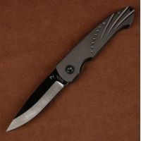 Stone River Gear Ceramic Folding Knife with Titanium Coated Aluminum ...