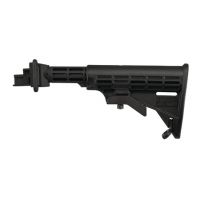 Tapco AK T6 Six-Position Collapsible Stock Black STK06160B | Free ...