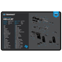TekMat TEKR17HELLCATBLU Springfield Armory Hellcat Cleaning Mat Black ...