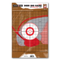Thompson Target Life-Size Deer Vitals Paper Hunting Targets 12.5x19 ...