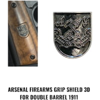 Toni System Original Af 3D Emblem Grip Shield for 1911 Double Barrel ...