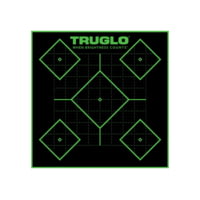 TruGlo TGTG14A25BB Tru-See Diamond Target Black/Green Self-Adhesive ...