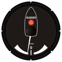 VDO Viewline Onyx Rudder Angle Indicator 3 3/8" 85mm 12/24V | Free ...