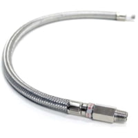 VIAIR 24in S.S. Leader Hose w/ Check Valve | Free Shipping over $49!