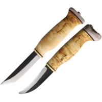 Wood Jewel Fixed Blade Curly Knife Set | 13% Off w/ Free Shipping