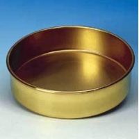 WS Tyler Sieve Receiver Pans, Tyler 8481 Full Height Pan, Brass | 13% ...