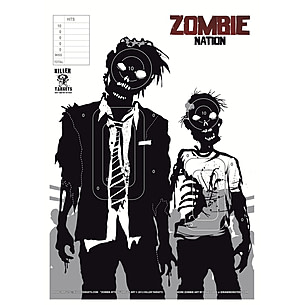 Zombie Shooting Targets To Print Zombie