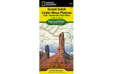 National Geographic Grand Gulch / Cedar Mesa Plateau Trail Map | Free ...
