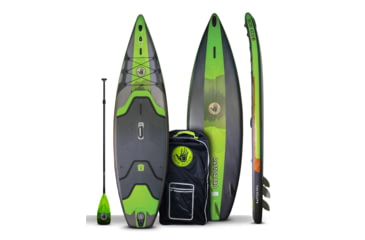 Aquapac Raptor Pro 10'8 Inflatable Paddle Board - Silver/Forest 103A3877