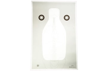 Action Target FBI Q Target w/ Vital Anatomy V2, Training Target, Black ...