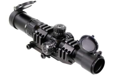 AIM Sports 1.5-4x30 Tri-Illuminated CQB Scope w/ Mil-Dot Reticle | 4 ...