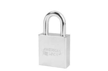 American Lock Solid Steel A5200 Padlock with Optional 9in Sash Chain ...