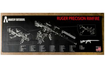 Anarchy Outdoors Cleaning Mat, Ruger Precision Rifle Rimfire | $2.00 ...