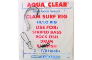 Aqua Clear Tackle Striped Bass Drum Hi-Lo Clam Rig | Free Shipping over ...