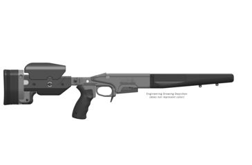 Ashbury Precision Ordnance SABER Sporter Composite Series Rifle Chassis ...