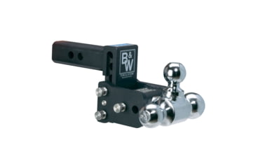 B&W Trailer Hitches Tow And Stow Adjustable Ball Mount, Tri Ball | Free ...
