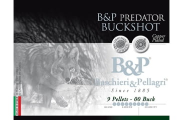 Baschieri & Pellagri Predator Buckshot Shotshells- 12 ga 2-3/4 In 1-9/ ...
