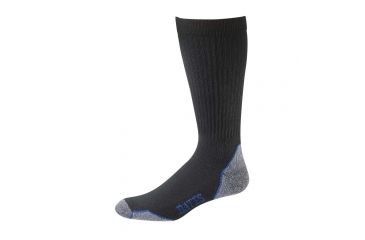 Bates Footwear Ultra Dri Mid Calf Sock, Black, Large, Single Pair ...