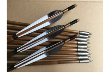 Battling Blades Handmade Bamboo Arrows Turkey Feather For Longbow ...