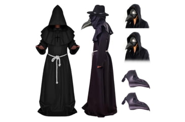 Battling Blades Hooded Plague Doctor Costume Robe