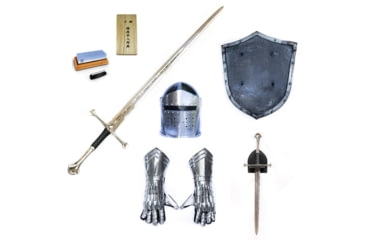 Battling Blades Knight Bundle Knightly Sword Shield Helmet Gauntlets ...